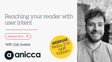 Webinar: Reaching your reader with user intent (Friday 21st April 9 ...