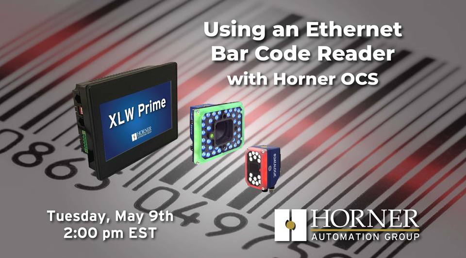Webinar: Using an Ethernet Bar Code Reader with Horner OCS by Horner ...