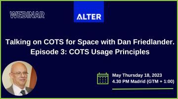 Webinar: Talking On COTS For Space With Dan Friedlander. Episode 3 ...