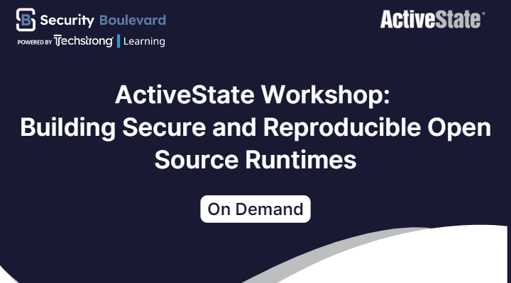 Webinar: ActiveState Workshop: Building Secure and Reproducible Open ...
