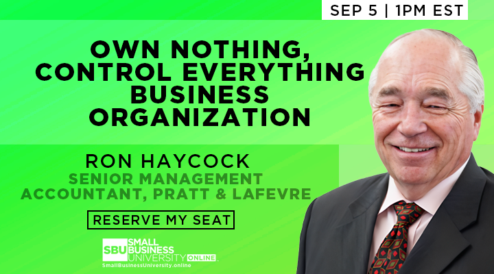 Webinar: Own Nothing, Control Everything Business Organization by Small ...