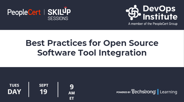 Webinar Best Practices For Open Source Software Tool Integration By