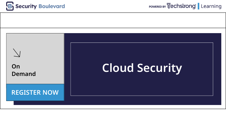 Webinar: Cloud Security by Techstrong Learning