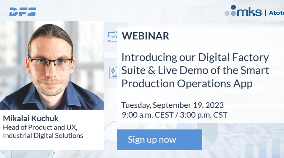 Webinar: Introducing our Digital Factory Suite & Live Demo of the Smart ...