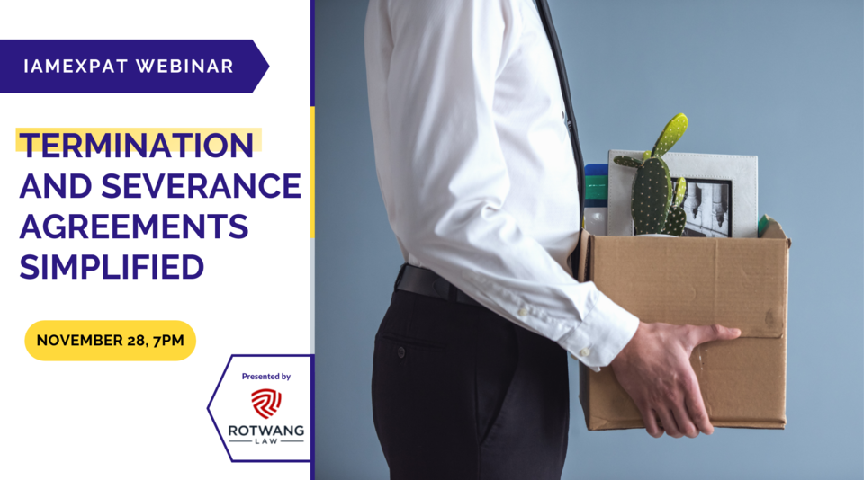 Webinar: IamExpat Webinar: Termination & Severance Agreements ...