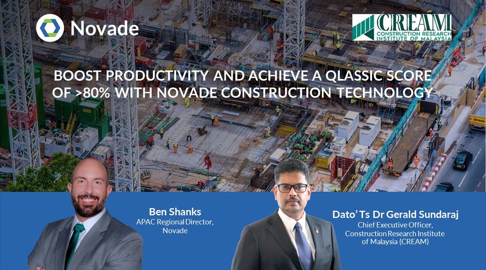 Webinar: Boost productivity and achieve a Qlassic score of over 80% with Novade construction ...