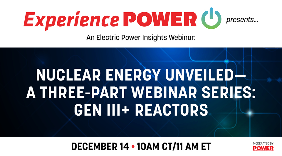 Webinar: Nuclear Energy Unveiled-A three-part webinar series: Microreactors by Energy Group Webinars
