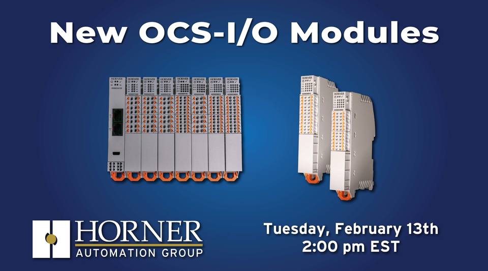 Webinar: New OCS-I/O Modules by Horner Automation