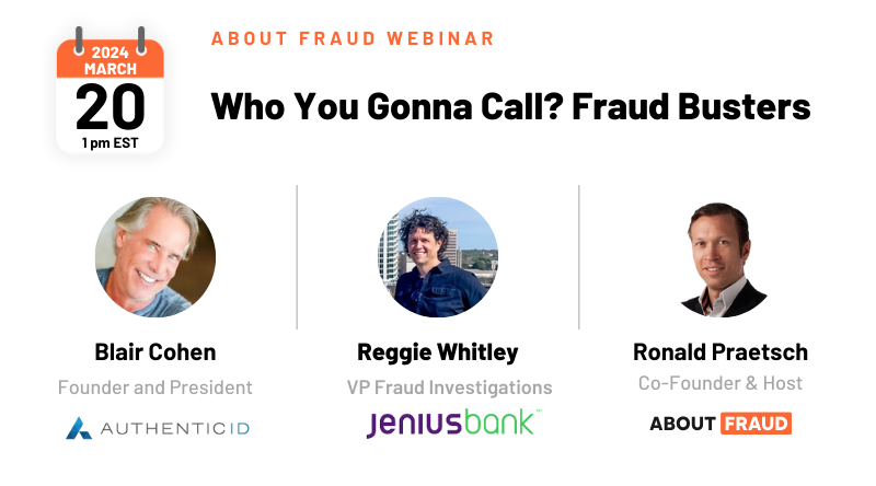 Webinar: Who You Gonna Call? Fraud Busters by About-Fraud