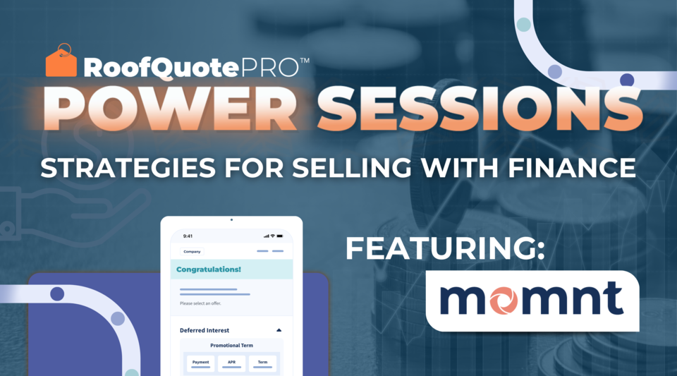 Webinar: Momnt + ROOFLE: Sell More Jobs With AI-Fueled Financing by ...