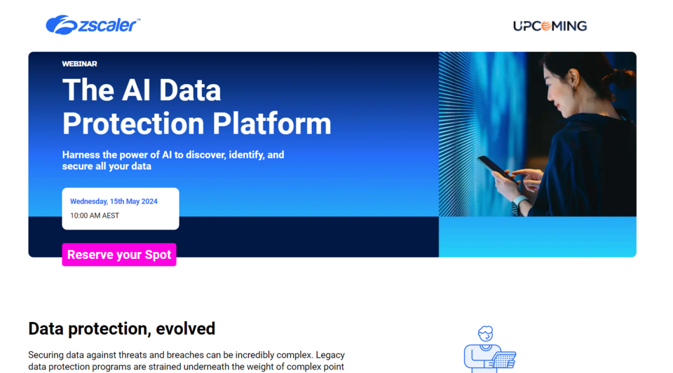 Webinar: The AI Data Protection Platform: Harness the power of AI to ...