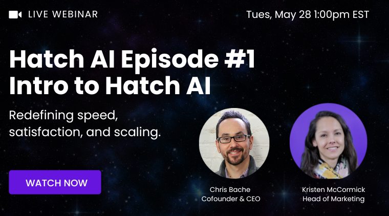 Webinar: Hatch AI Series #1: 60% Set Rates in 67% Less Time by Hatch