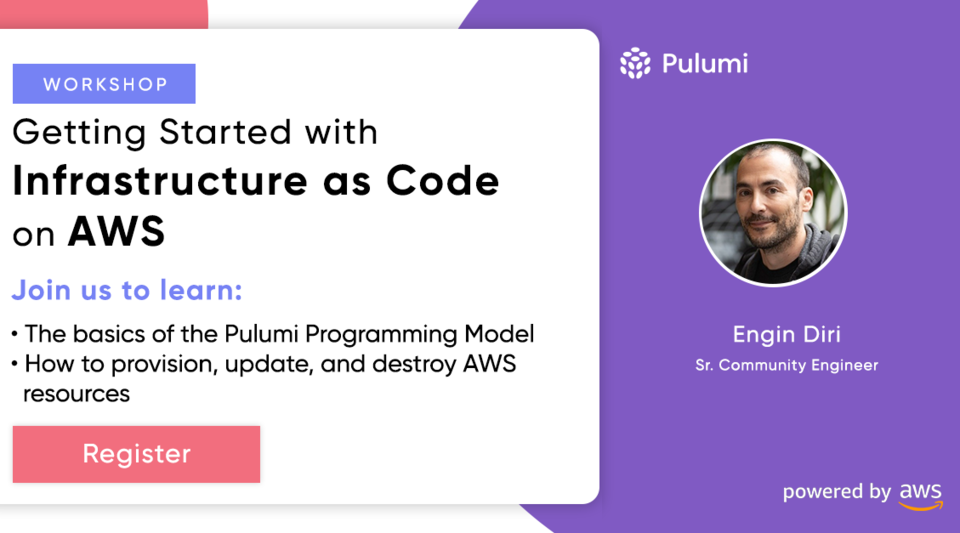 Webinar Getting Started With Infrastructure As Code On Aws Using Typescript By Pulumi 