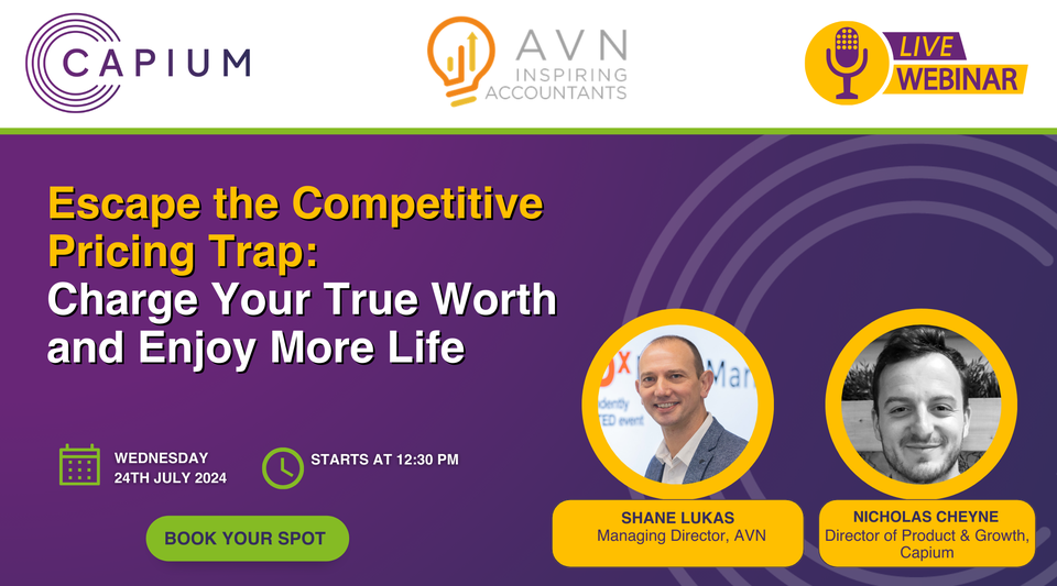 Webinar: Escape the Competitive Pricing Trap: Charge Your True Worth ...