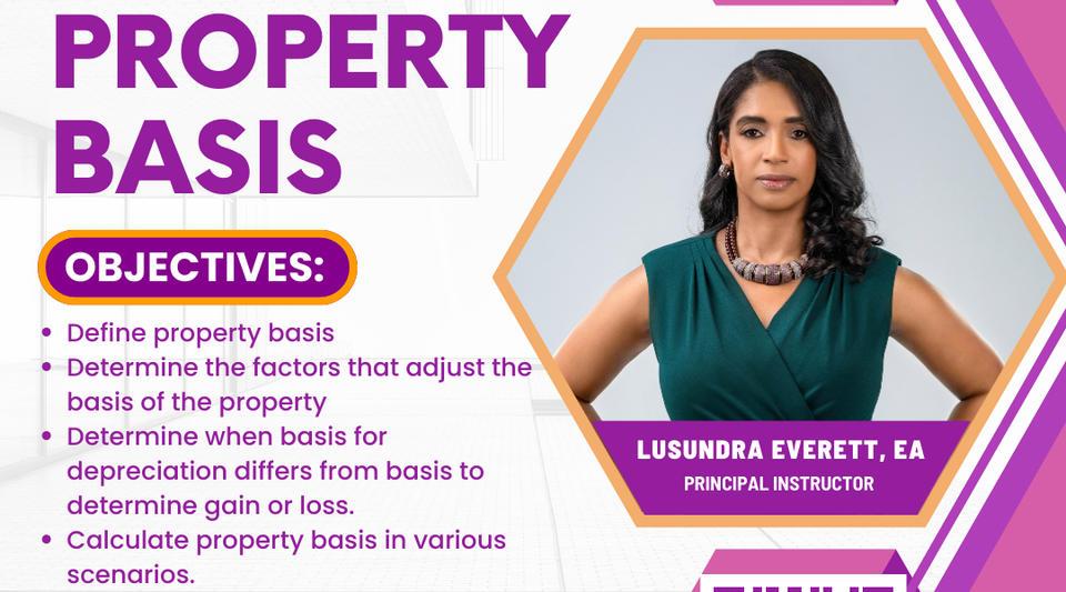 Webinar: Property Basis by ETS TAX INSTITUTE