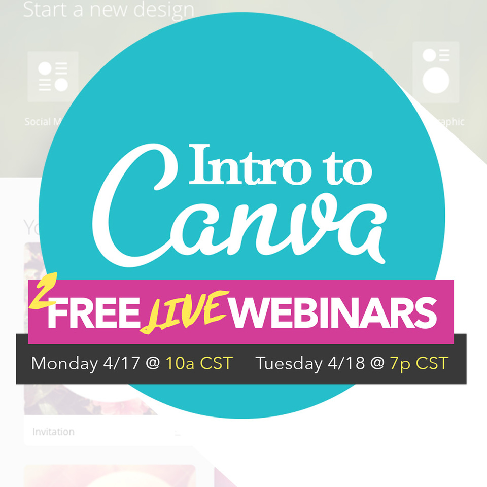 Introduction to Canva by BigBlueDesigns
