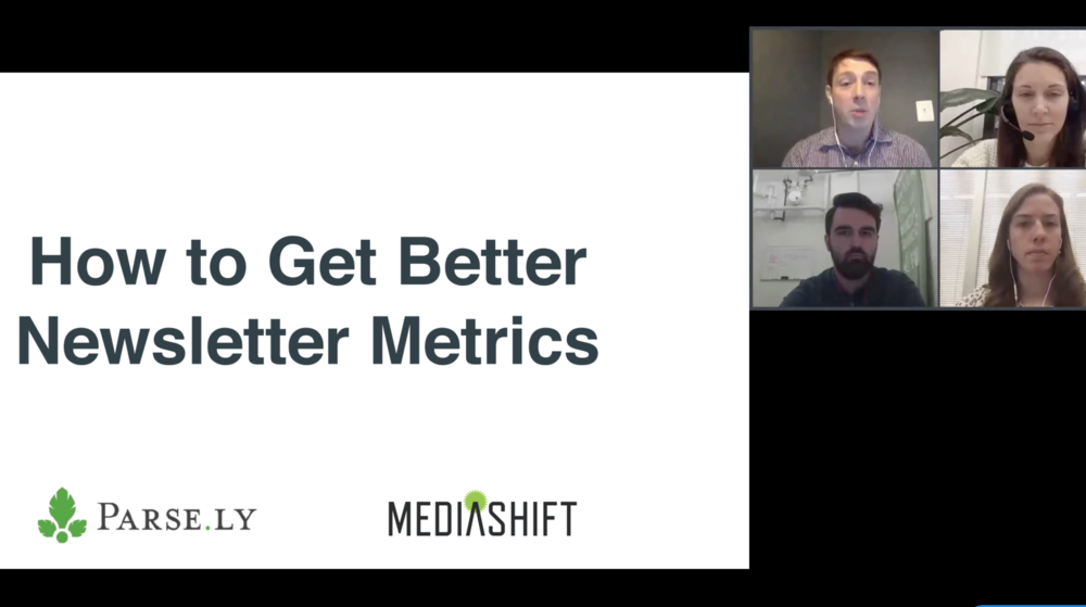 Webinar: How to Get Better Newsletter Metrics by DigitalEd @ MediaShift